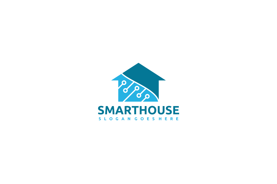 Smart House Logo, a Branding & Logo Template by 3ab2ou