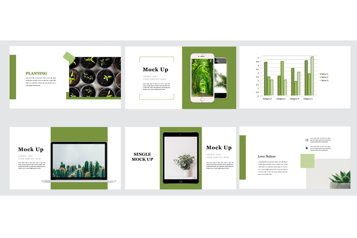 Green Plants - Nature Google Slides