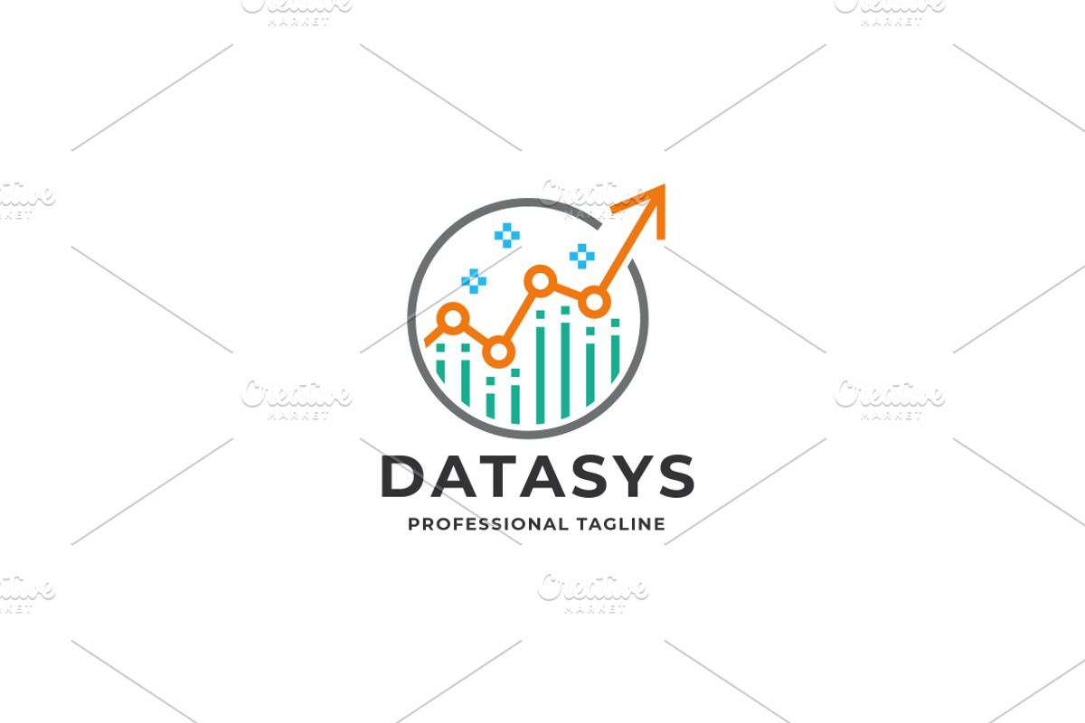 Data Analysis Logo, a Branding & Logo Template by Design_Planet