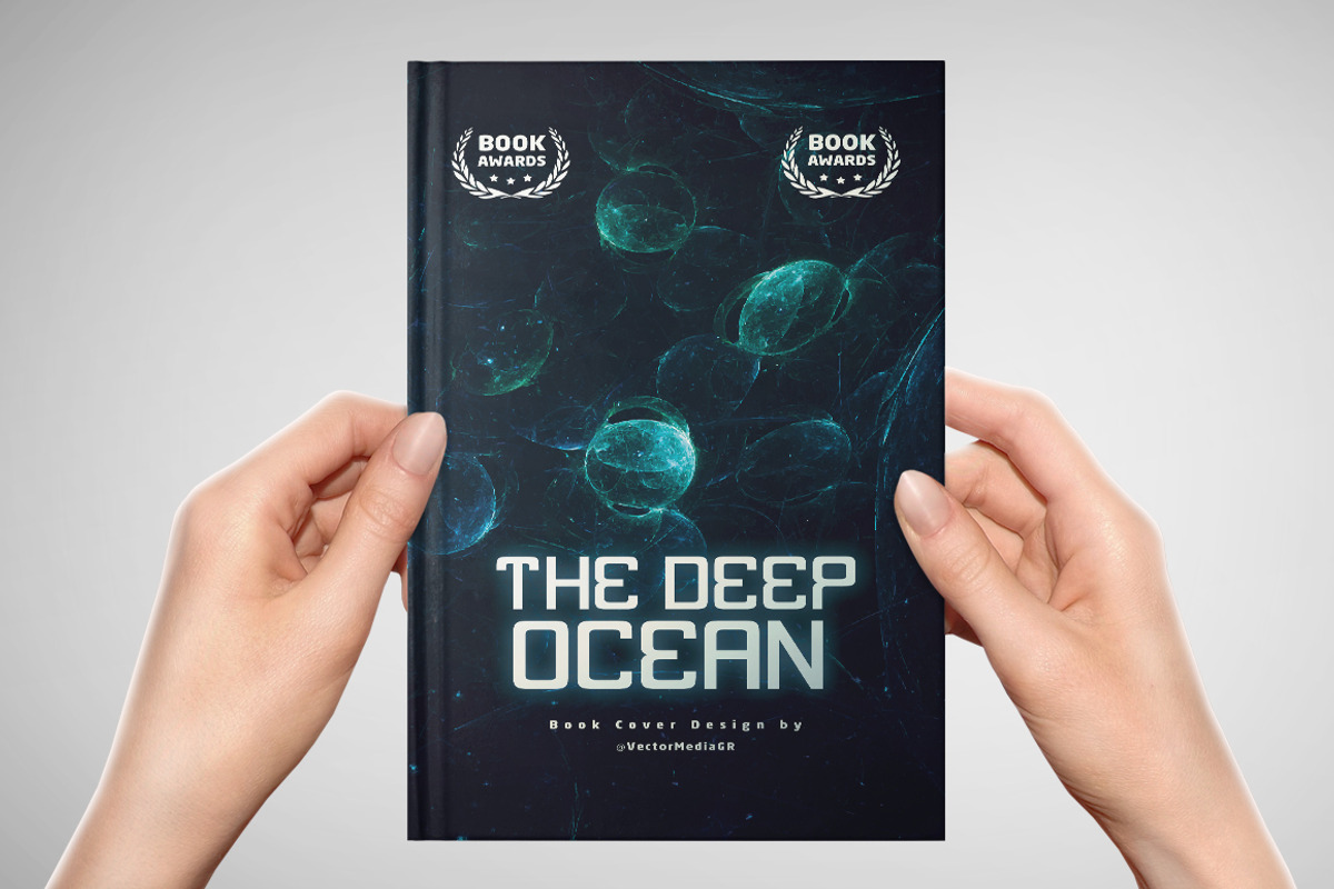 The Deep Ocean - Book Cover Design, a Templates & Theme by VectorMedia
