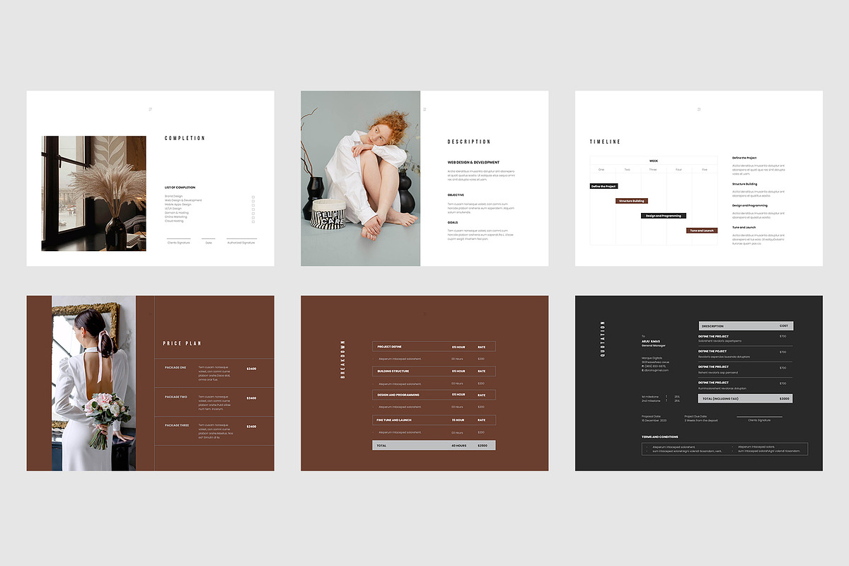 Landscape Project Proposal Template