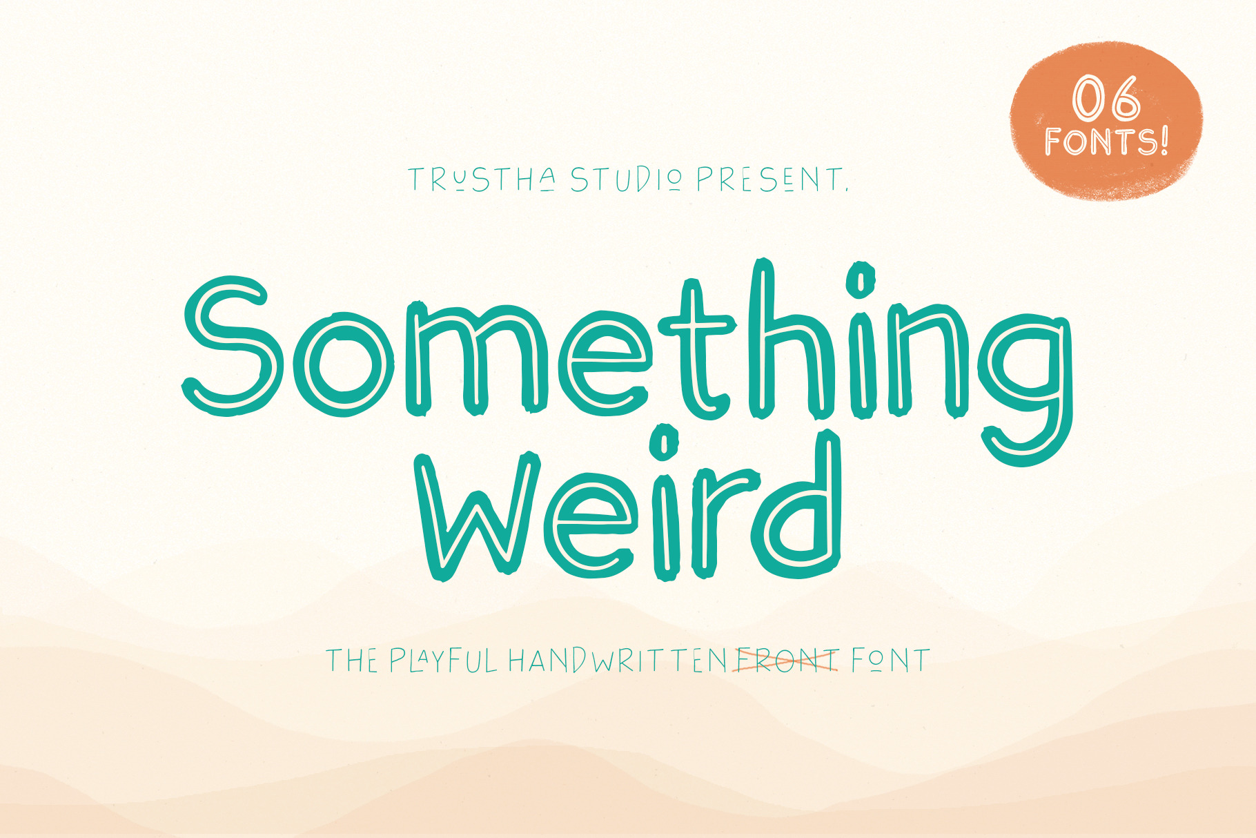 Something Weird Font, a Sans Serif Font by trustha