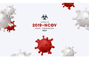 Coronavirus. Virus Covid 19, a Healthcare Illustration by Modern vector