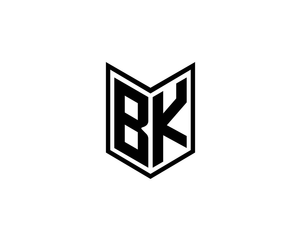 BK logo design, a Branding & Logo Template by xcoolee
