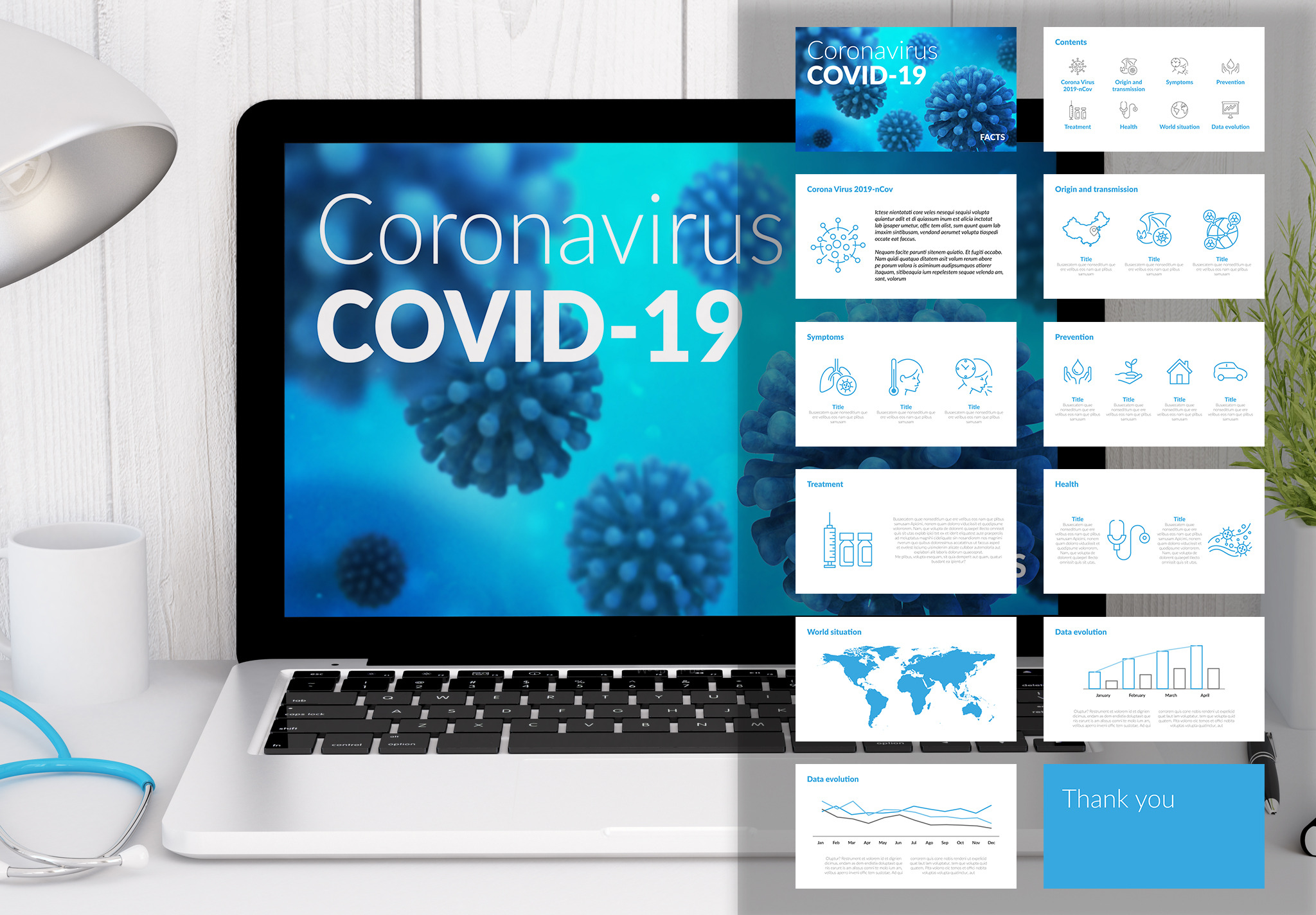 COVID-19 Infographic Presentation, a Presentation Template by McLittle ...