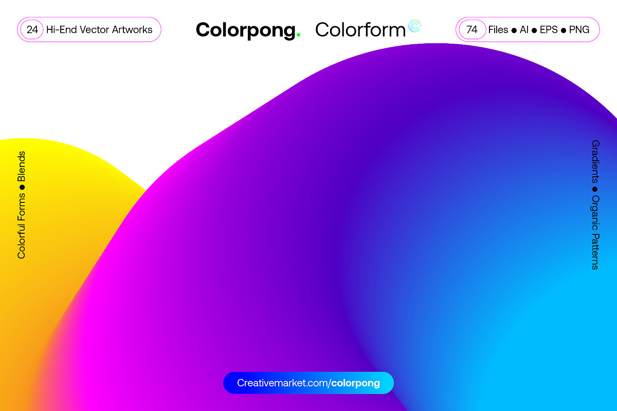 Colorform - Vector Bundle, a Texture Illustration by Colorpong