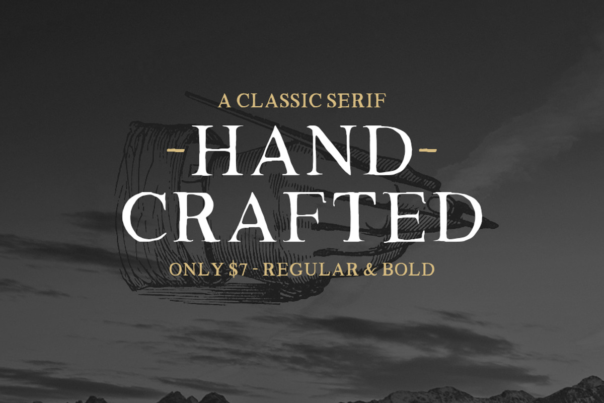 Liberal Hand, a Serif Font by Tom Chalky