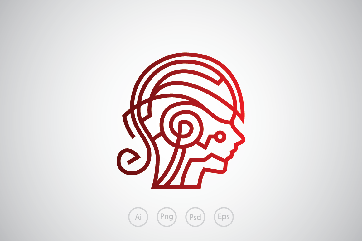 Artificial Girl Logo Template, a Branding & Logo Template by Heavtryq ...