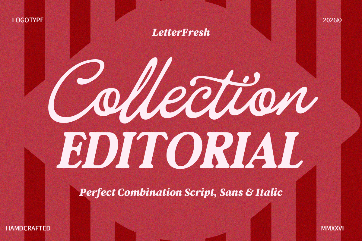Editorial Collection Font Duo