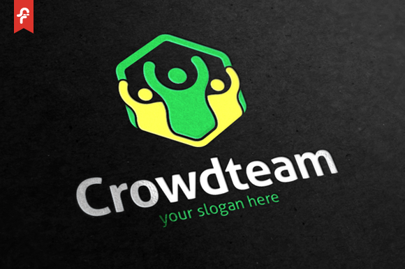 Crowd Team Logo, a Branding & Logo Template by ft.studio