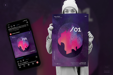 Holi Color Festival Poster Template | Flyer Templates ~ Creative Market