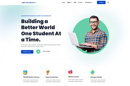 Tpg University Education Theme A Wordpress Template By Ltheme
