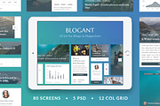 Blogant - UI KIT for Blogs, an UI Kit Template by MDCTheme