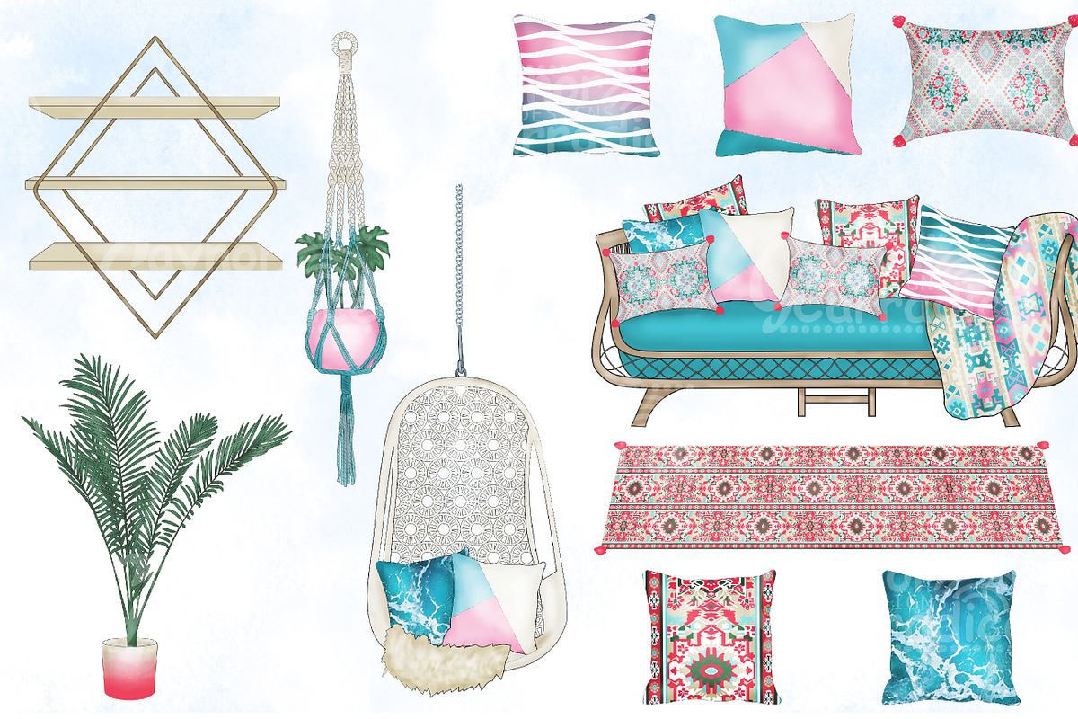 Nice and Breezy 2 Collection, an Illustration by Gaynor Carradice Designs