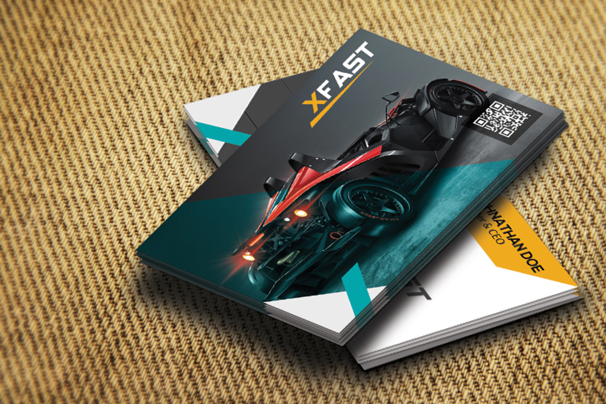 Racing Card CM192, a Business Card Template by annozio