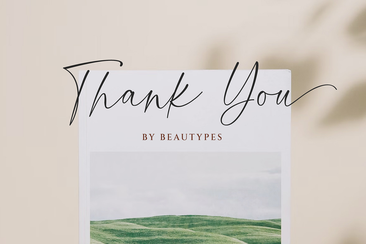 Keisha - a signature font, a Handwritten Font by Beautypes