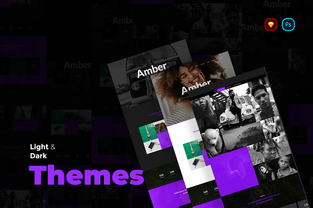 Amber UI Kit, an UI Kit Template by Webhance Studio