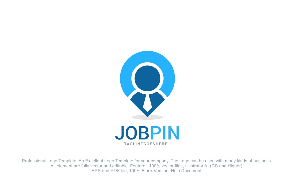 Job Pin - Job Finder, a Branding & Logo Template by PutraCetol Studio ...