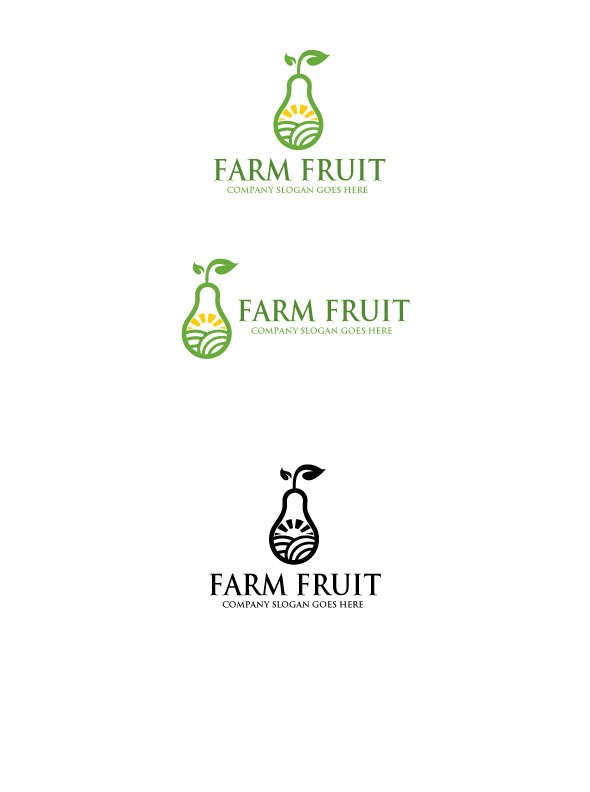 Farm Fruit Logo, a Branding & Logo Template by Mariyana