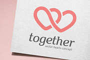 Together Logo, a Branding & Logo Template by IKarGraphics