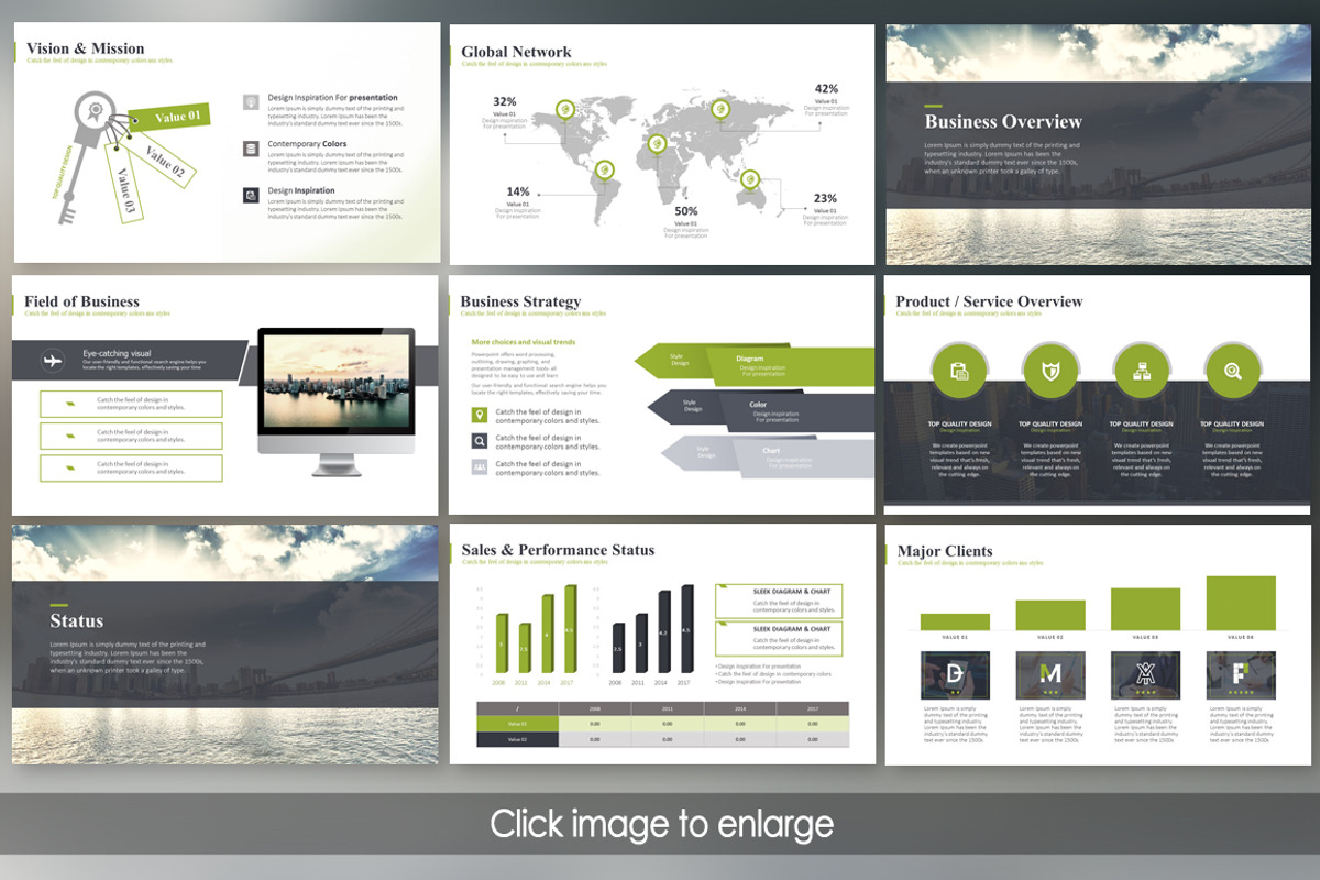 City Company Profile PPT Template
