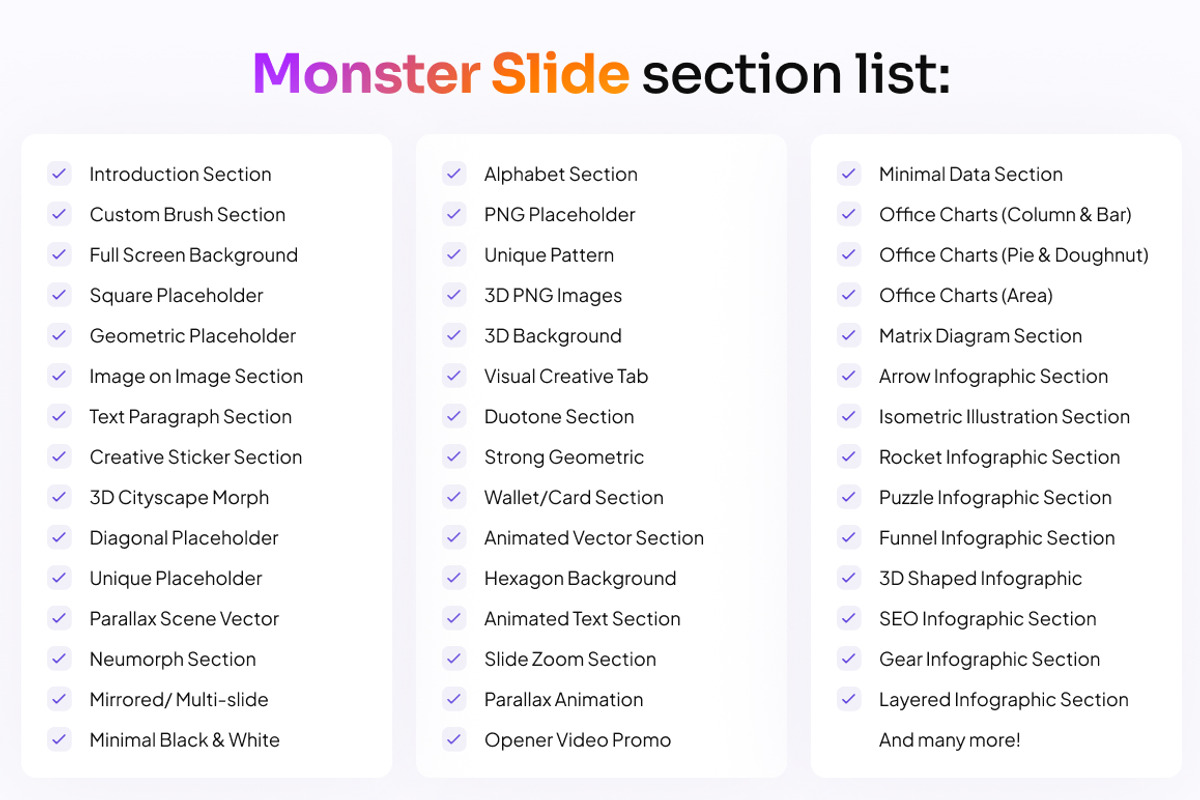 Monster Slides PowerPoint Template