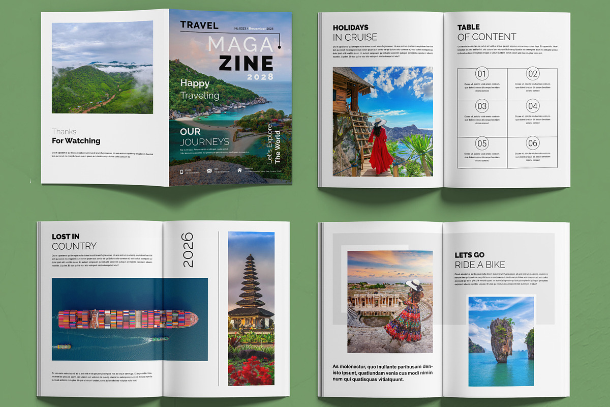 Travel Magazine Design