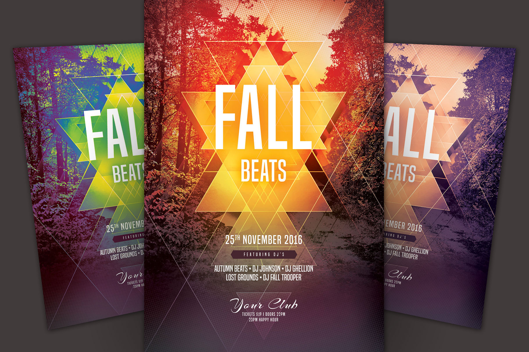 Fall Beats Flyer, a Flyer Template by styleWish