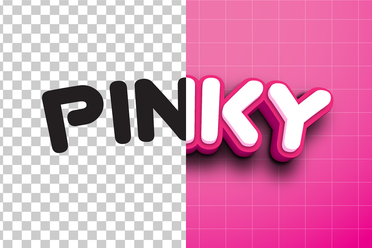 Pinky Text Effect