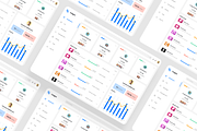 Task Manager Dashboard UI Kit, an UI Kit Template by iDoodle Studio
