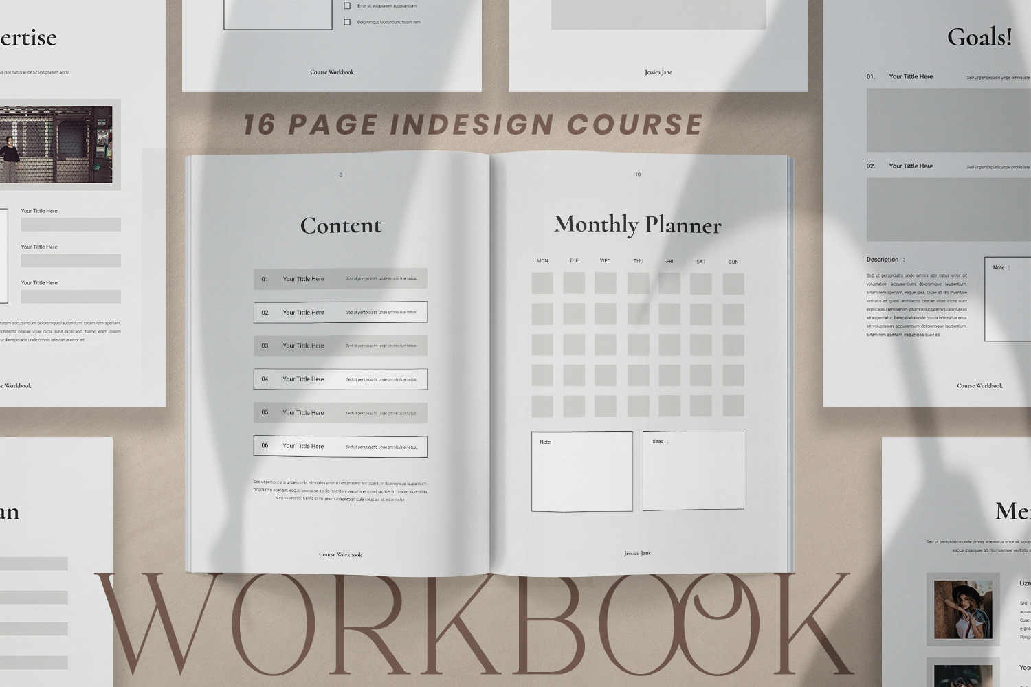 The Course Workbook | Minimal, a Magazine Template by Typetemp Studio ...