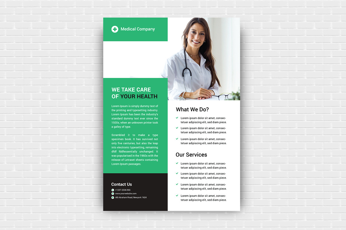 Medical Flyer, a Flyer Template by UI_Expert