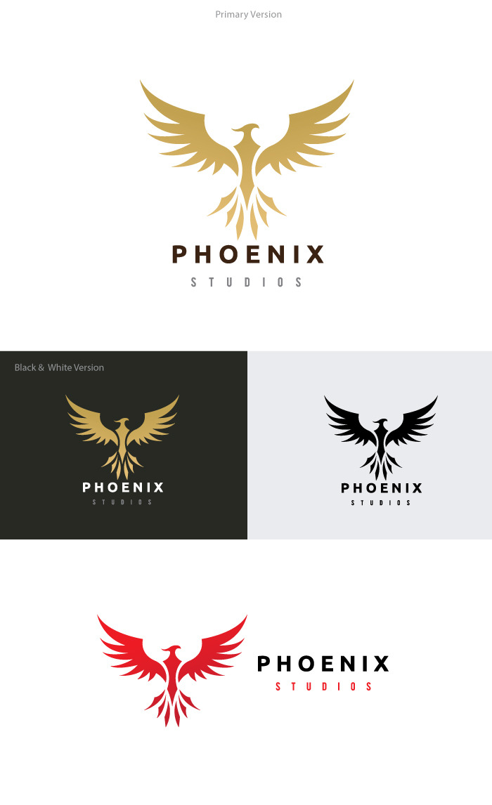 Phoenix Logo, a Branding & Logo Template by Vectorwins Premium Shop