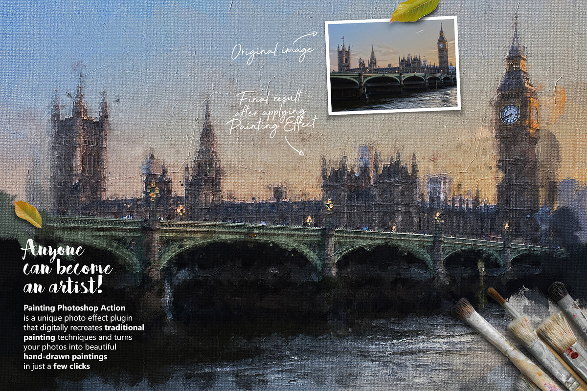 Painting Photoshop Action