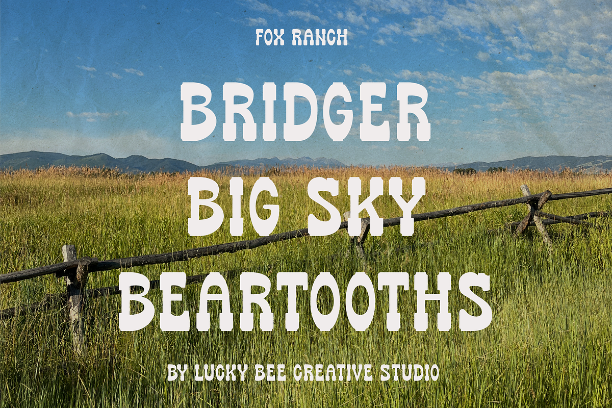 Fox Ranch Retro, Western Font | Creative Market