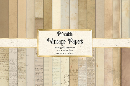 Old homework papers | Textures ~ Creative Market