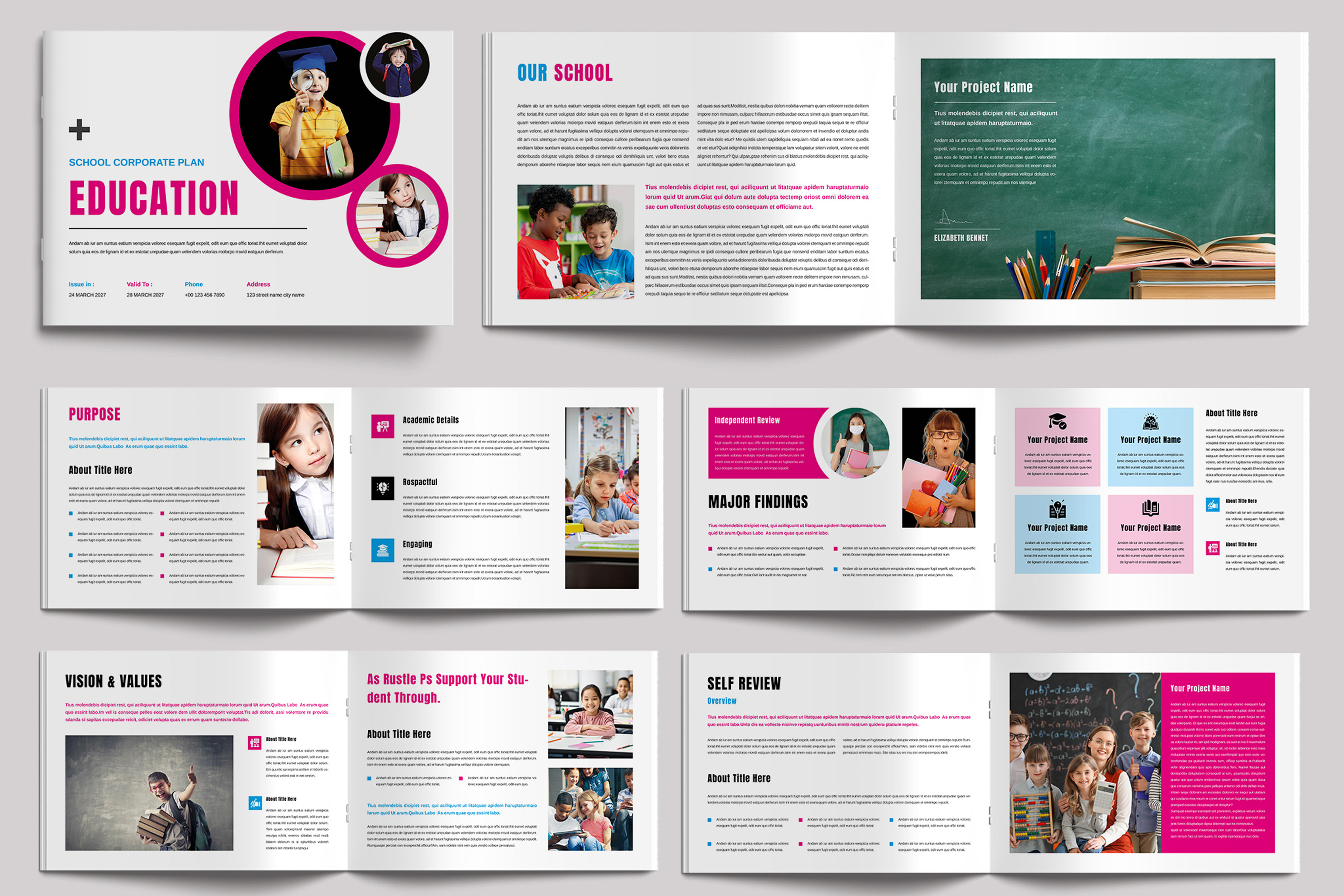 Education Template Landscape