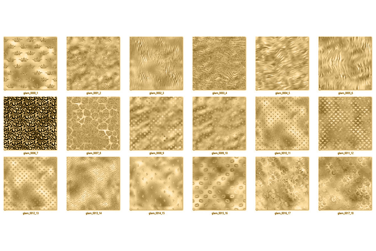 Gold Glam Textures, a Texture Graphic by Digital Curio