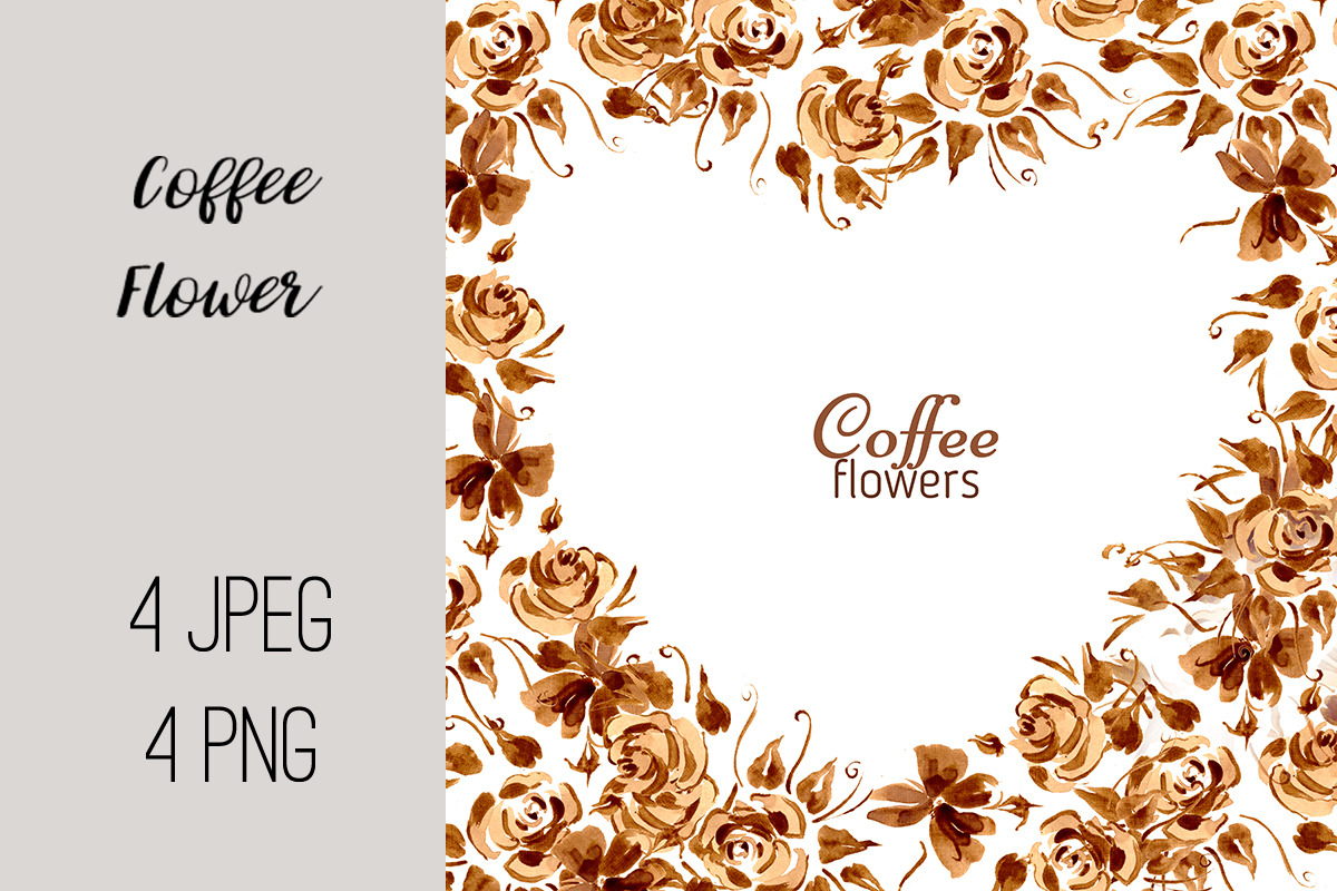 №195 Hand drawn coffee flower | Decorative Illustrations ~ Creative Market