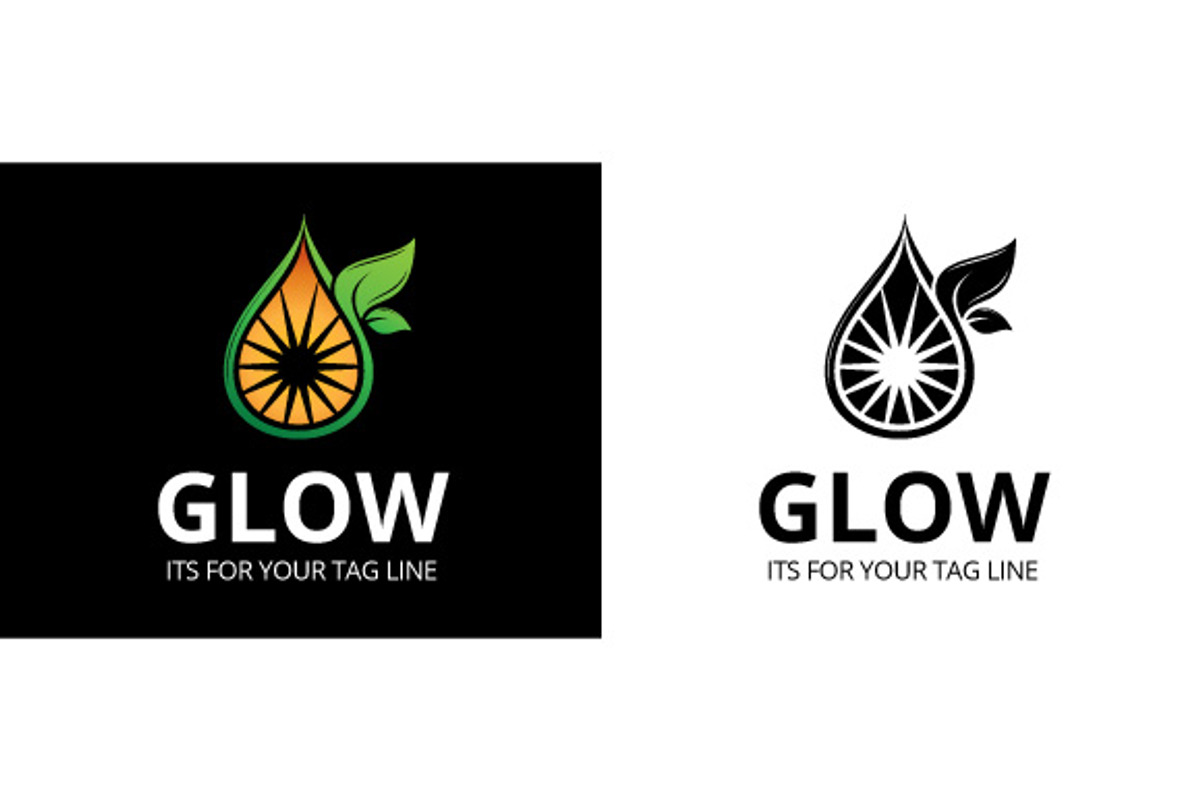 Glow Logo Template, a Branding & Logo Template by The Branding Fusion