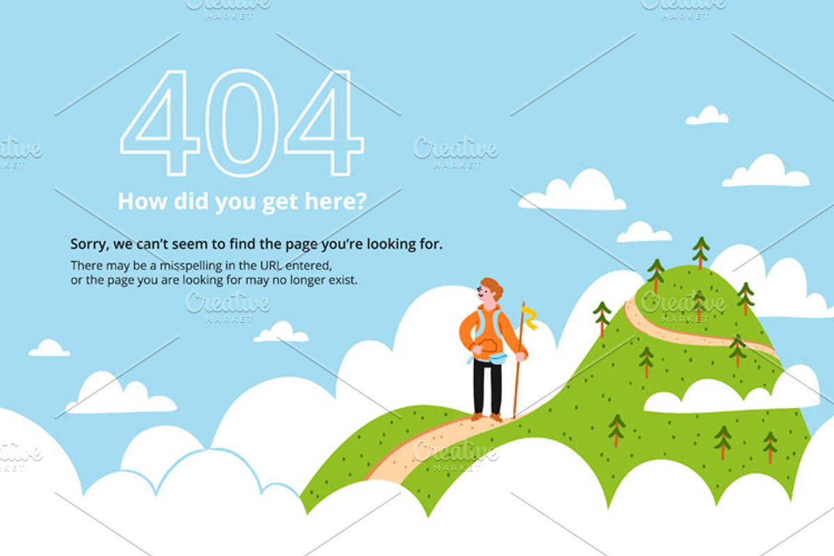 Error pages, a Templates & Theme by Stolenpencil