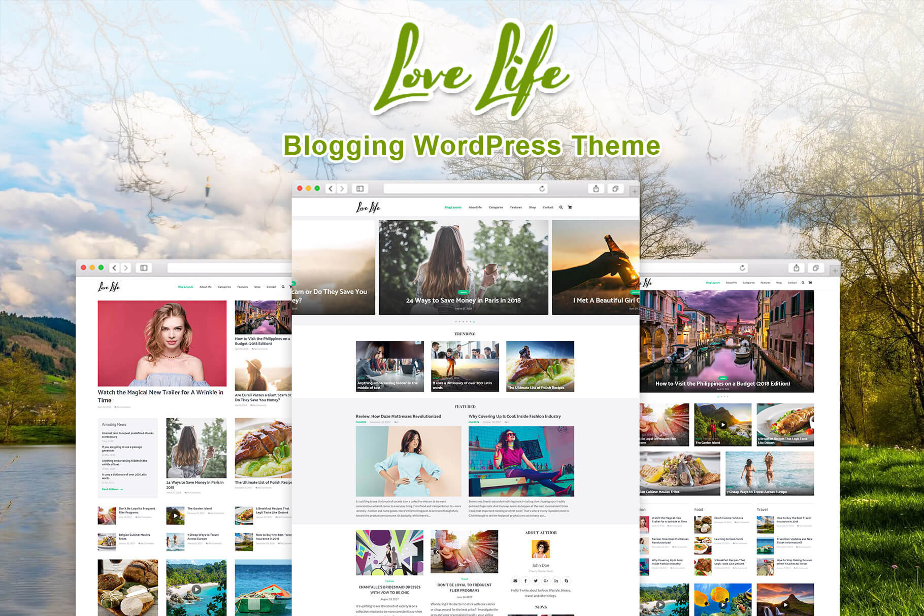 Love Life- Magazine & Business, a WordPress Template by Cherry ...