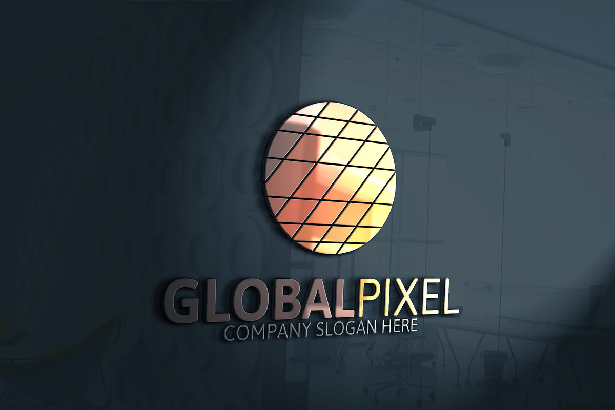 Global Pixel, a Branding & Logo Template by Josuf Media