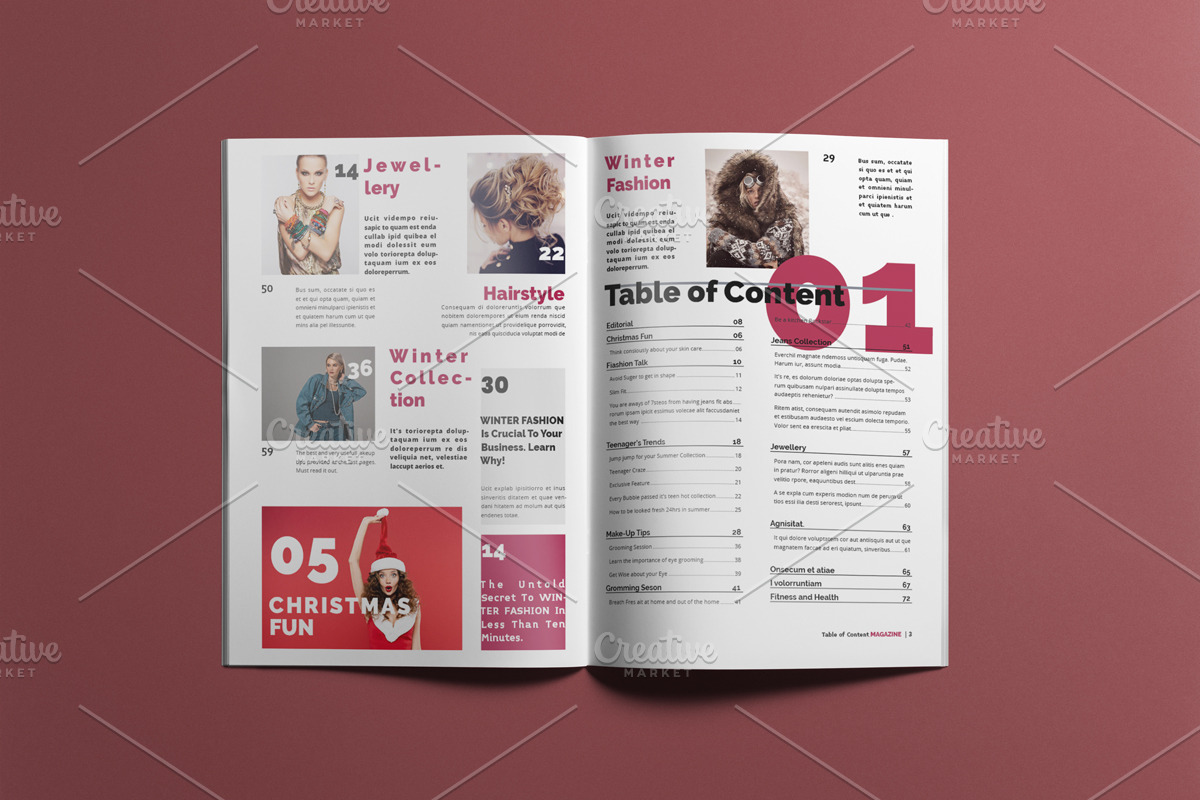 Winter Special Magazine Layout