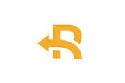 Letter R backward logo, a Branding & Logo Template by Rasagama Studio