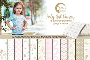 Elephant Nursery Papers, AMB-1368, a Pattern Graphic by AMBillustrations