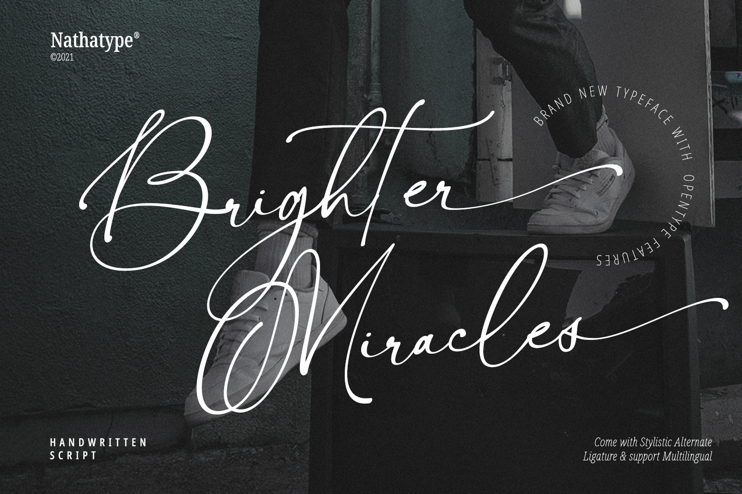 Brighter Miracles, a Script Font by Nathatype | Creative Market