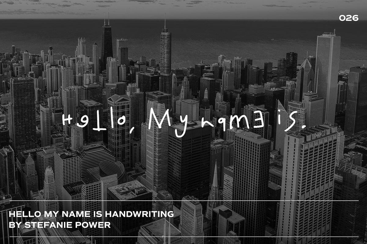 Hello, My Name Is Handwriting | Font, a Script Font by Stefanie Madison