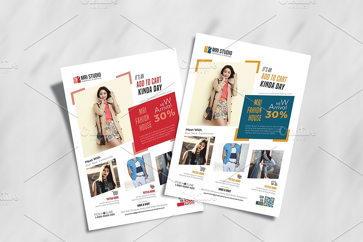 Fashion Promotion Flyer Template, a Flyer Template by MRI STUDIO
