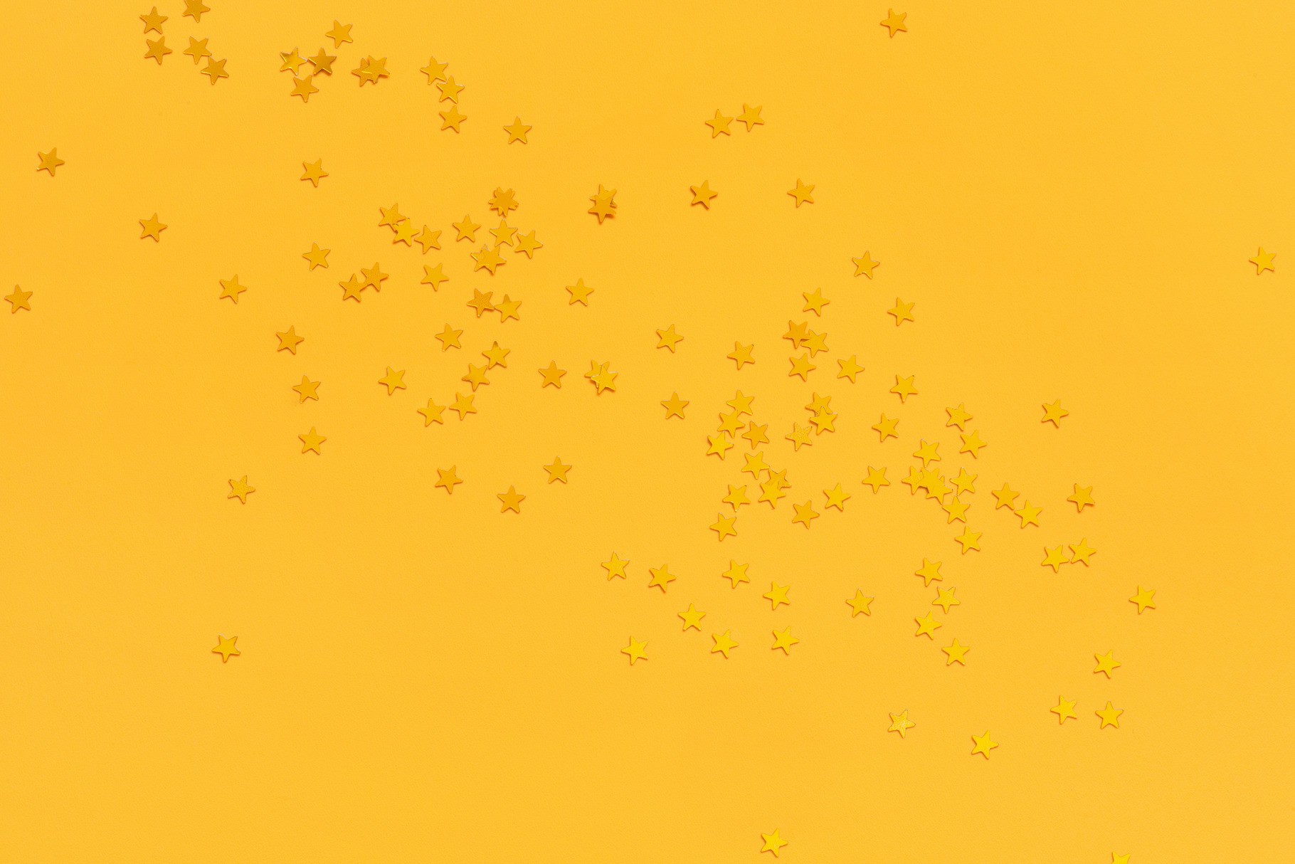 Golden stars on vibrant yellow, a Holiday Photo by AlinaKho | Creative ...